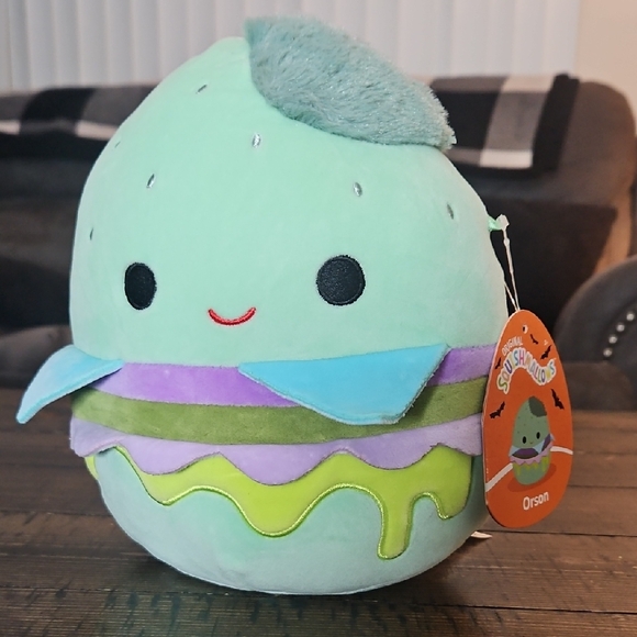 Squishmallows | Toys | 8 Orson The Zombie Cheeseburger Halloween ...